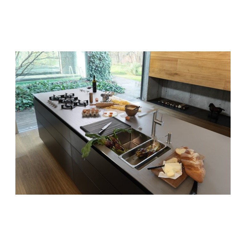 plans de travail inox massif - Möbel Geiser AG